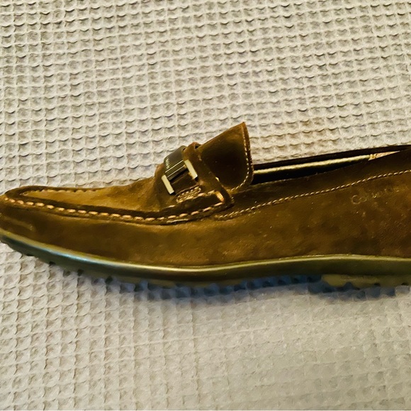 Calvin Klein | Shoes | Brown Calvin Klein Suede Shoes | Poshmark